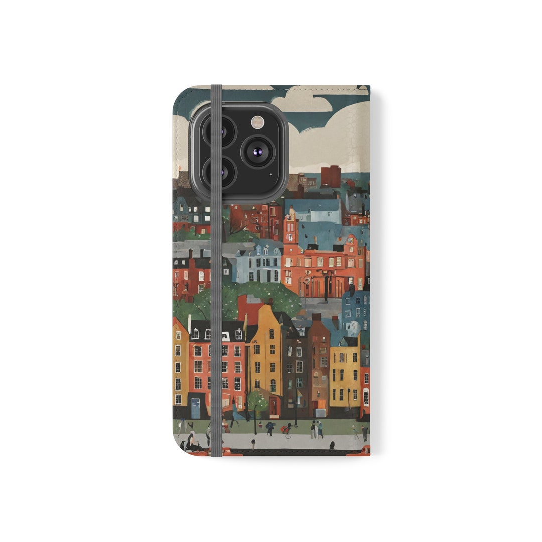 BELFAST IRELAND Irish City View Vegan Faux Leather Cell Phone Folio ...
