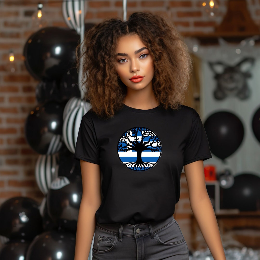 GREECE Flag Family Tree Roots Greek Heritage Ancestry Pride Unisex ...