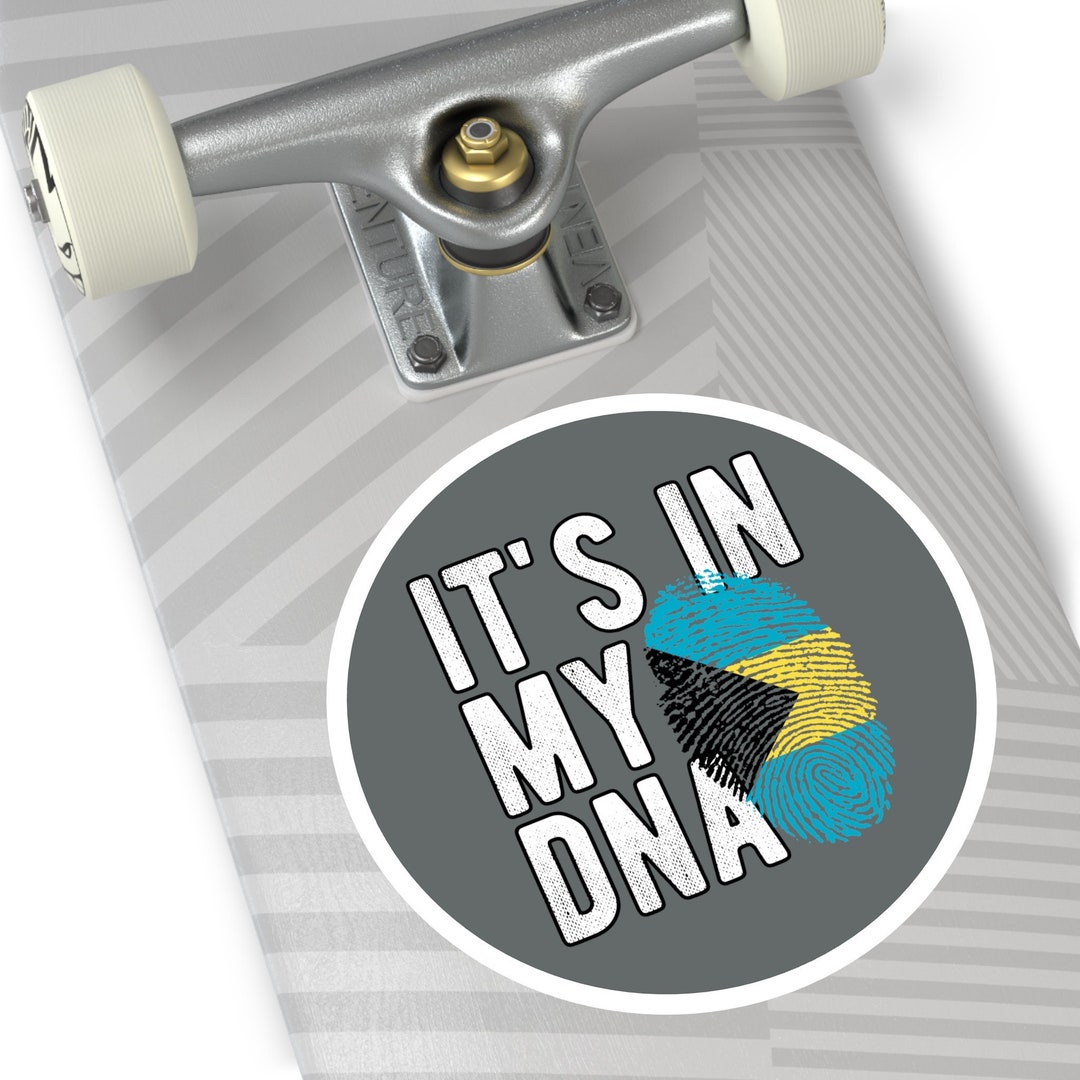 BAHAMAS DNA Bahamaian Heritage Ancestry Round Water Resistant Vinyl ...