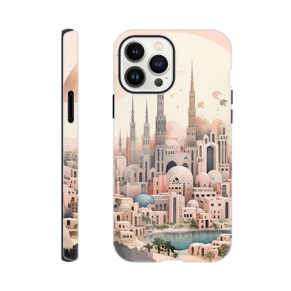 RIYADH SAUDI ARABIA City Skyline View Travel Cell Phone Tough Case ...
