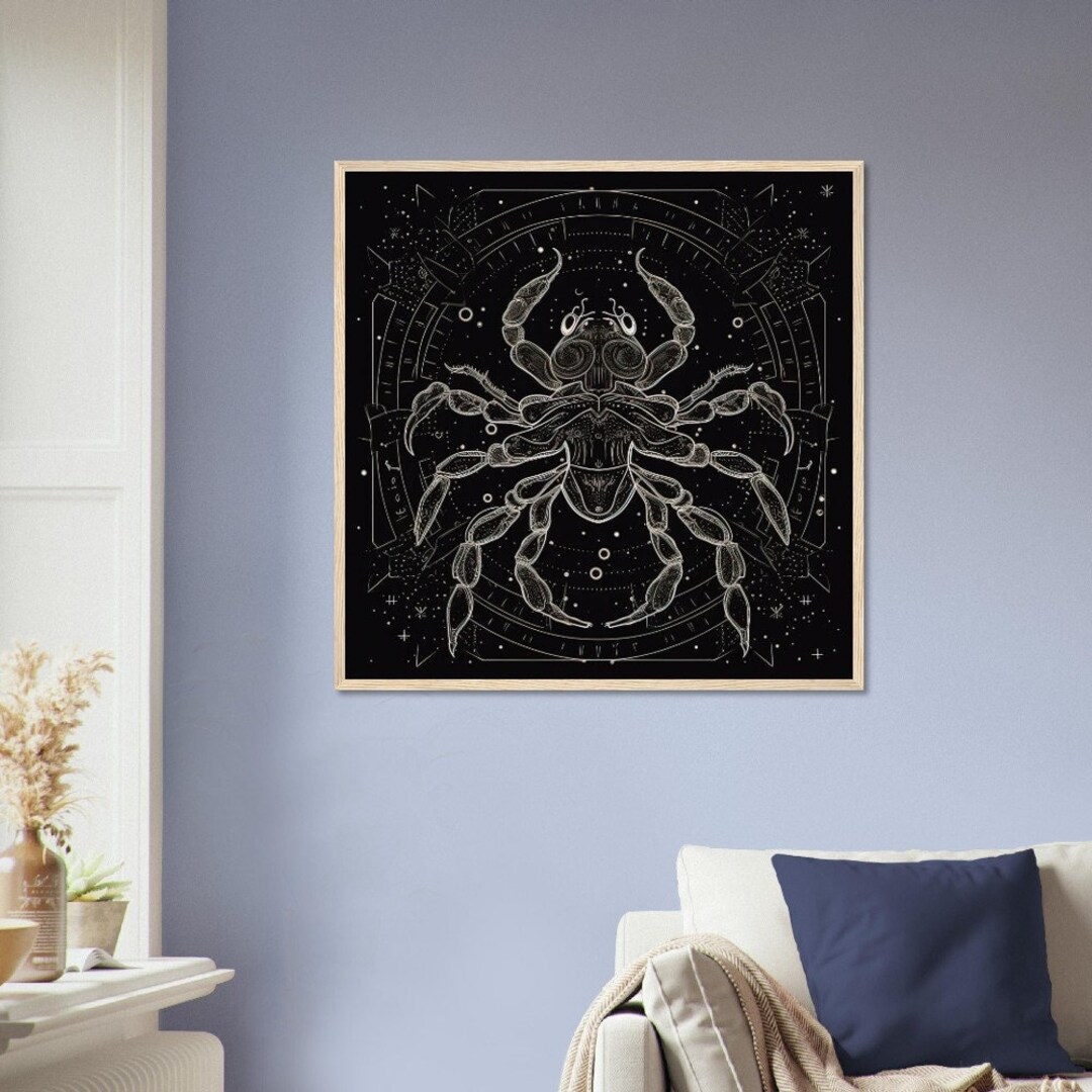 SCORPIO Constellation Stars Astrology Sign Zodiac Premium Matte Paper ...
