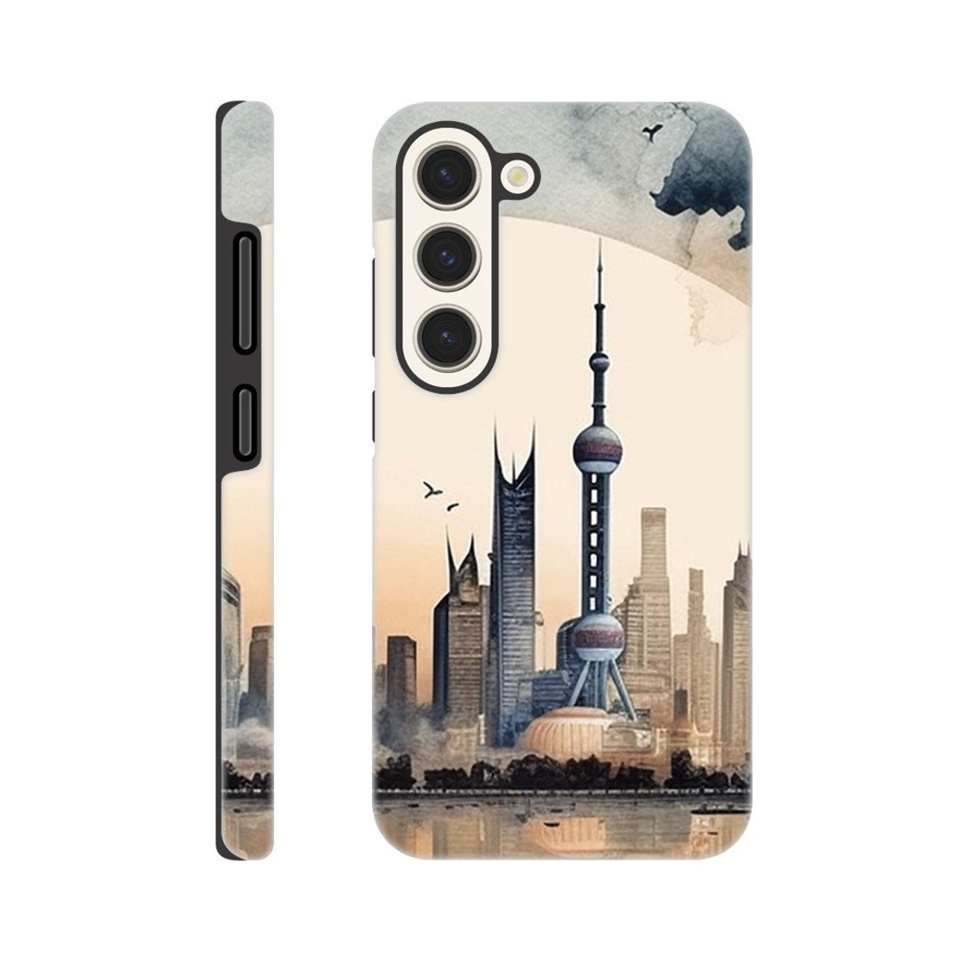 SHANGHAI CHINA City Skyline View Chinese Travel Cell Phone Tough Case ...