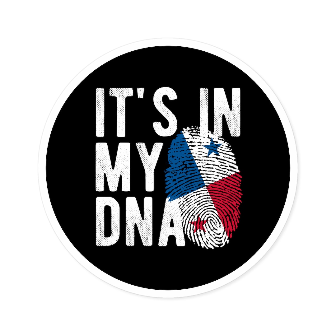 PANAMA DNA Panamanian Heritage Ancestry Round Water Resistant Vinyl ...