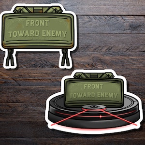 Claymore Roomba Mine Sticker | Meme Decal | Tactical Stickers ...