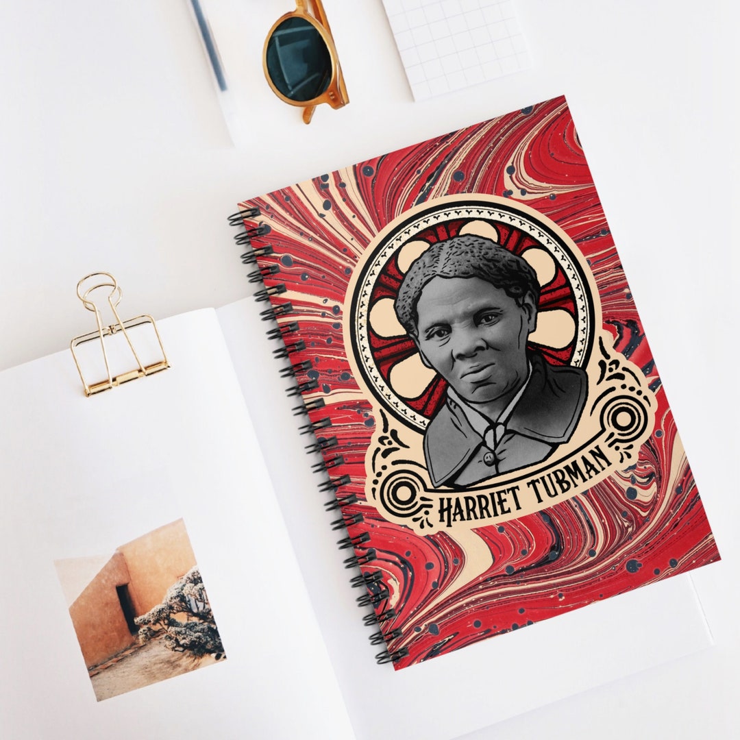 Harriet Tubman Spiral Notebook - Ruled Line| Underground Railroad ...