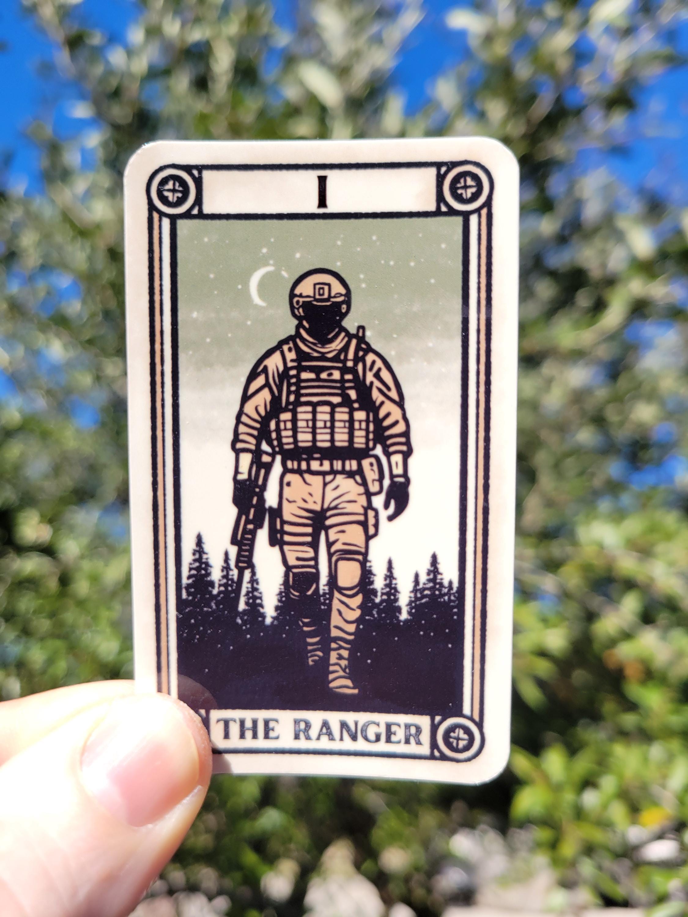 The Ranger Tarot Card Sticker | Funny Military | Tactical | Special ...