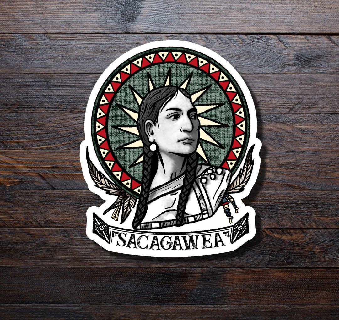Sacagawea | Lewis and Clark | Native American Sacagawea Sticker | Women ...