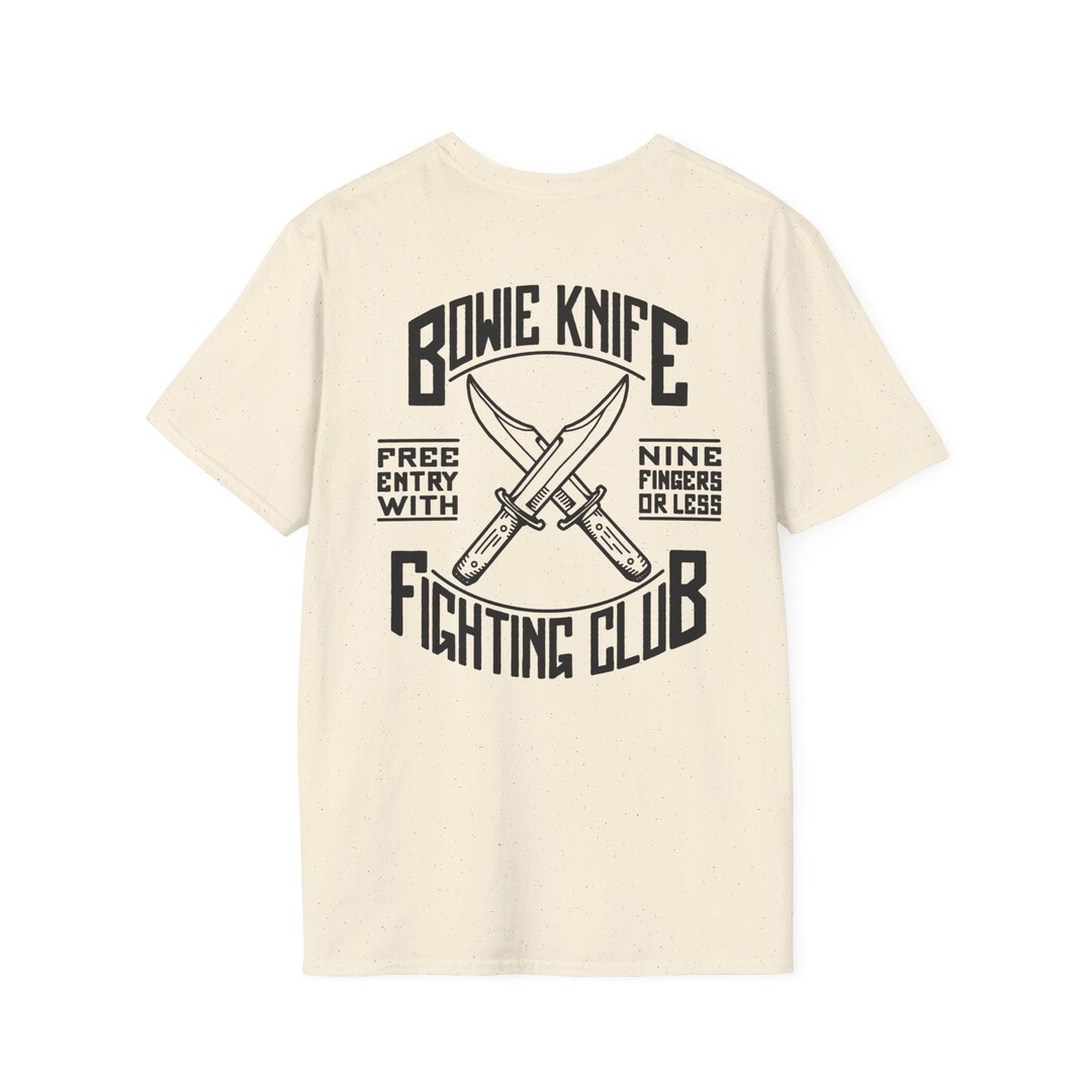 Bowie Knife Fighting Club T Shirt | Fight Club Shirt | Gildan Shirts - Etsy