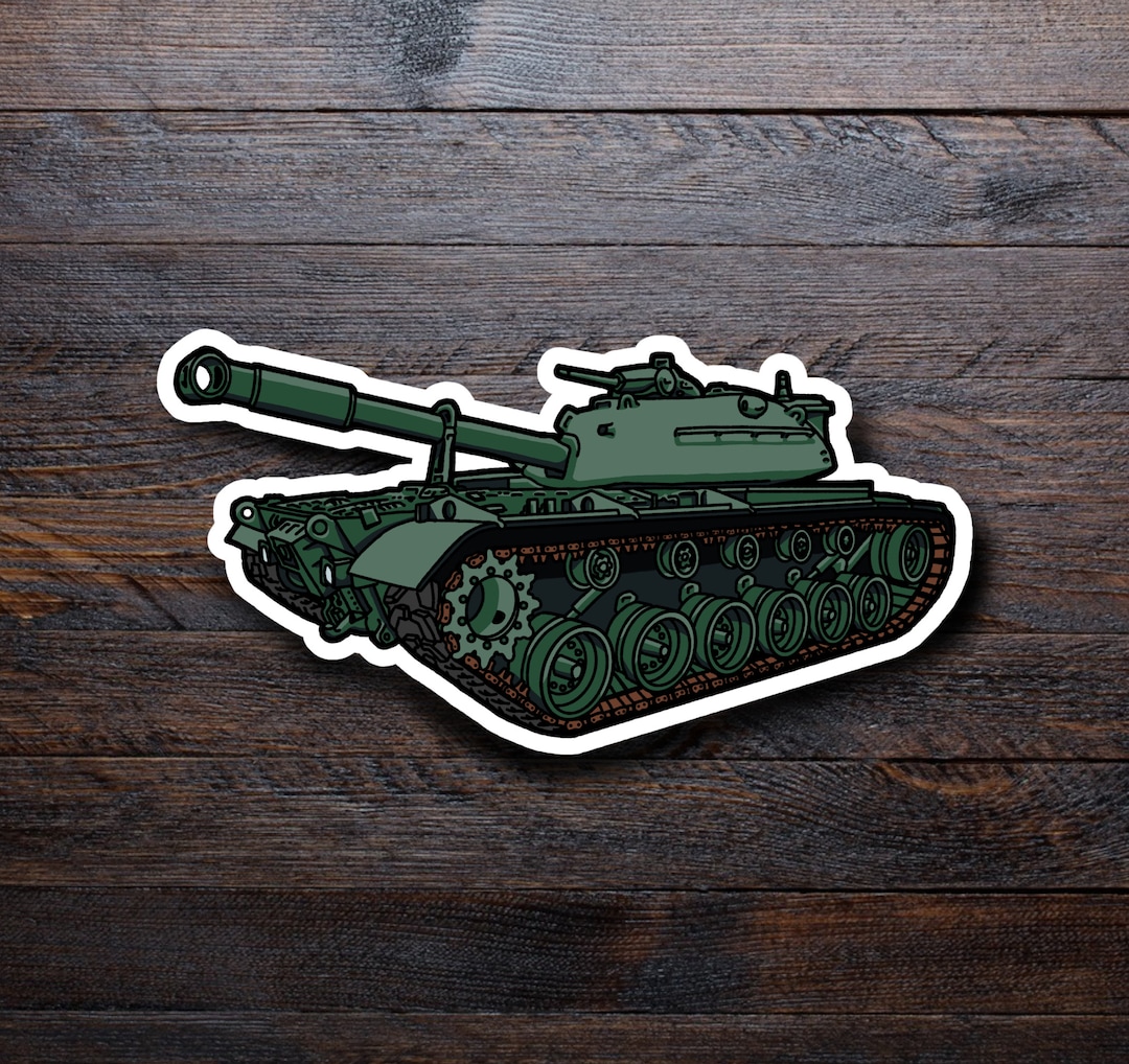 M48 Patton Tank Sticker | Military History, Veteran Gift - Etsy