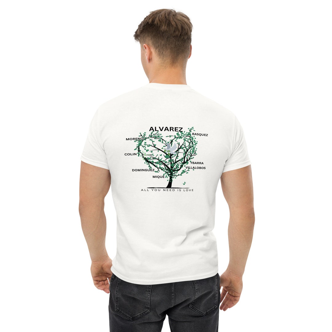 Alvarez Family Tree Back of Shirt Print - Etsy