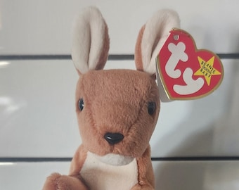 Rare Original Pouch the Kangaroo Beanie Baby - Etsy