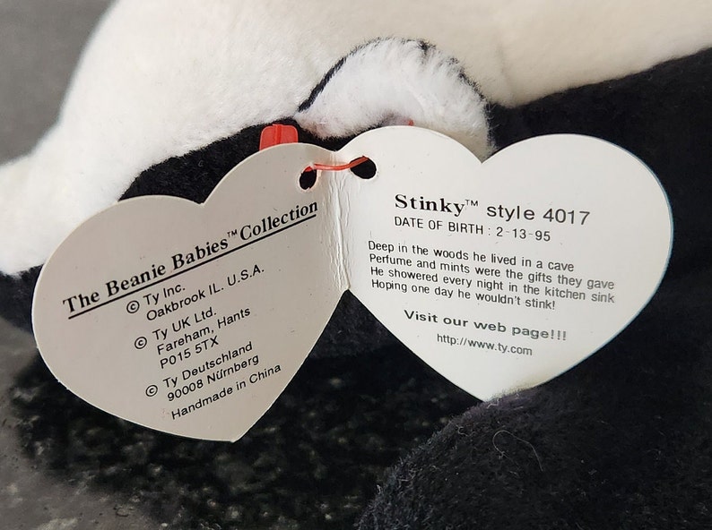 Ty Beanie Baby “stinky” the Skunk (8 Inch) - Etsy Australia