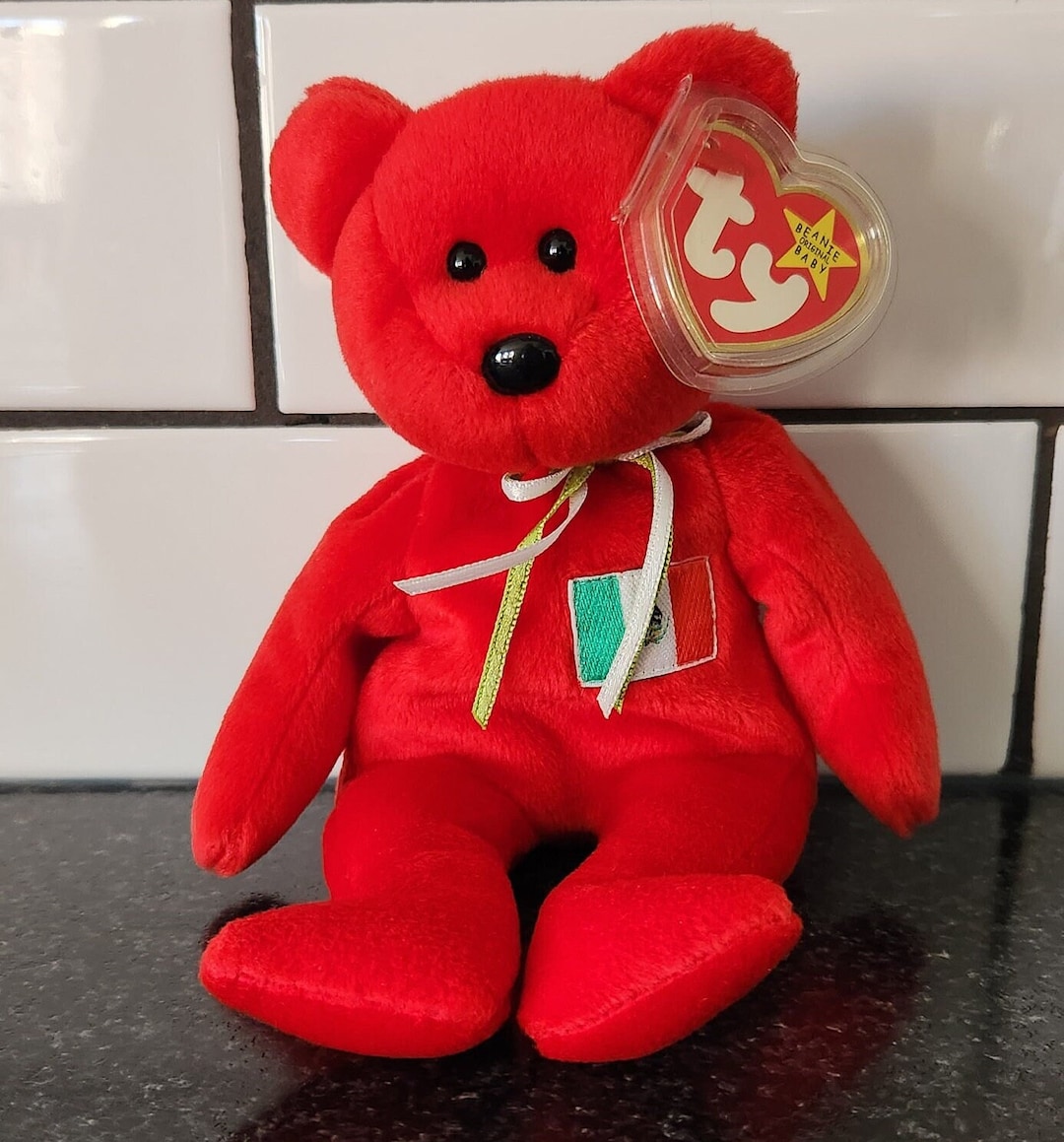 Ty Beanie Baby “osito” the Mexico Bear With Mexican Flag on Chest (8.5 ...