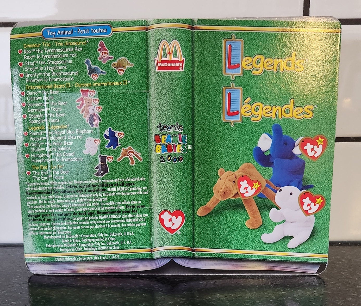 Ty Mcdonald’s Teenie Beanie “peanut” the Royal Blue Elephant! Sealed in ...