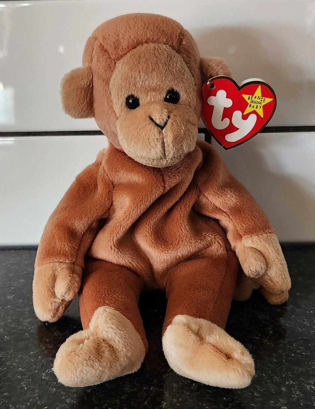 Ty Beanie Baby “bongo” the Monkey With Tan Tail (8.5 Inch) - Canadian ...