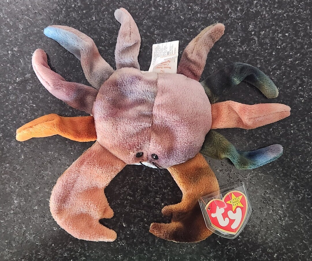 Ty Beanie Baby “claude” the Crab (7.5 Inch) - Handmade in Indonesia, PE ...