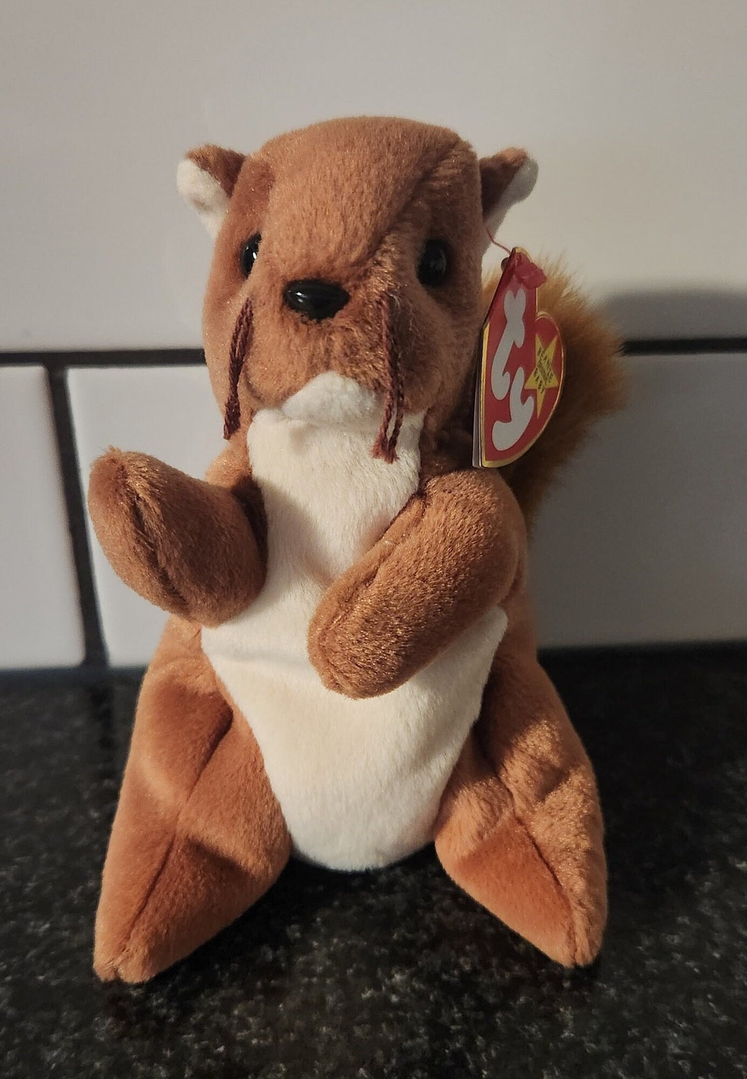 Ty Beanie Baby “nuts” the Squirrel - Handmade in Indonesia - Canadian ...