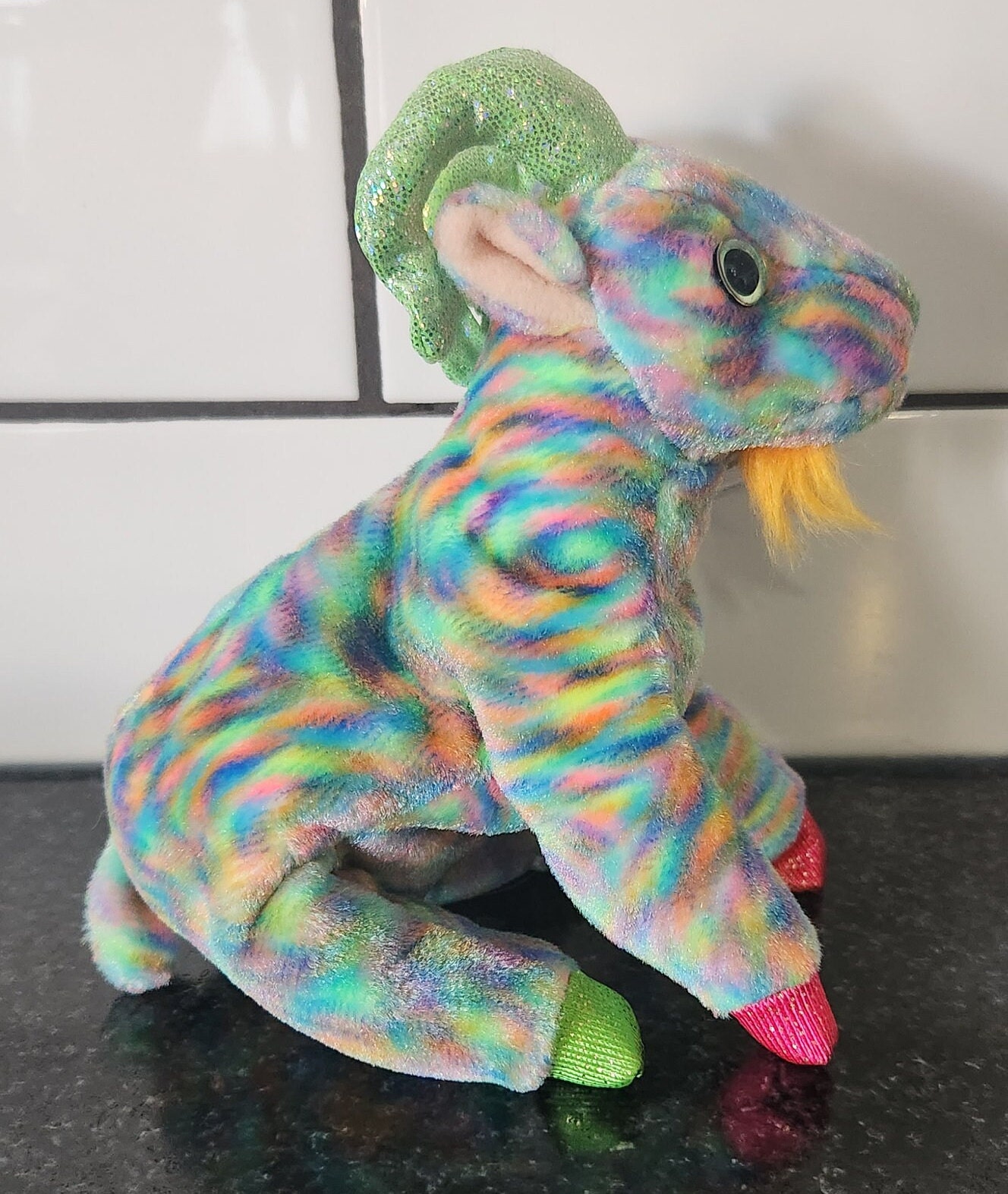 Ty Beanie Baby "goat" From the Zodiac Collection (vintage From 2000 ...