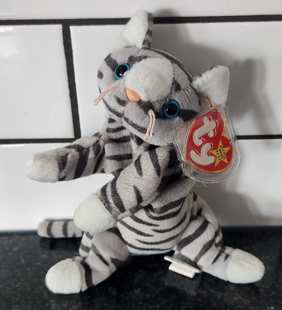 Ty Beanie Baby prance the Tabby Cat 8 Inch - Etsy