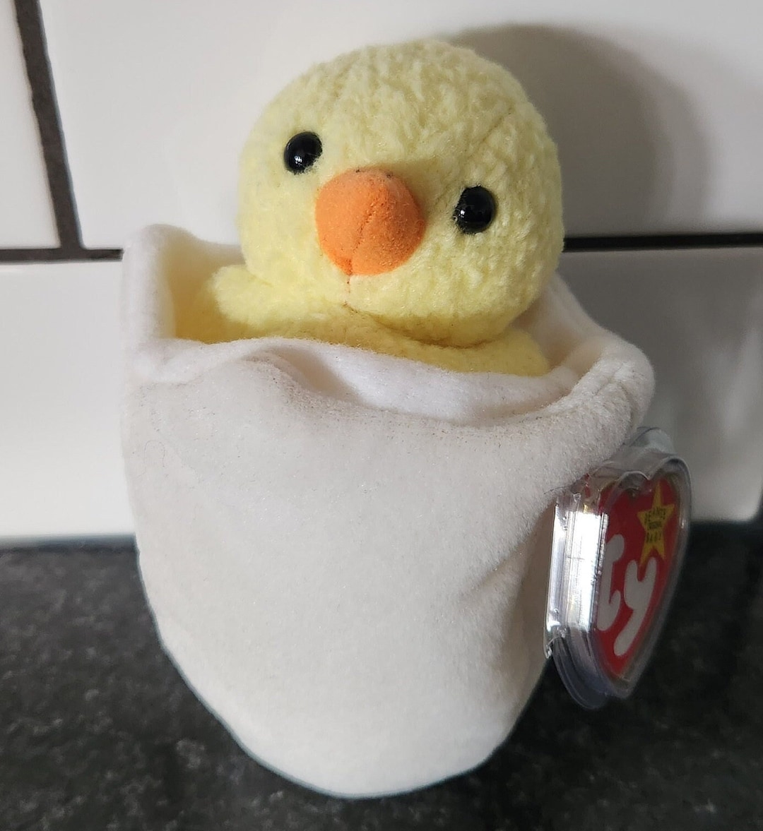 Ty Beanie Baby “eggbert” the Cute Chick in Egg (6 Inch) - Etsy