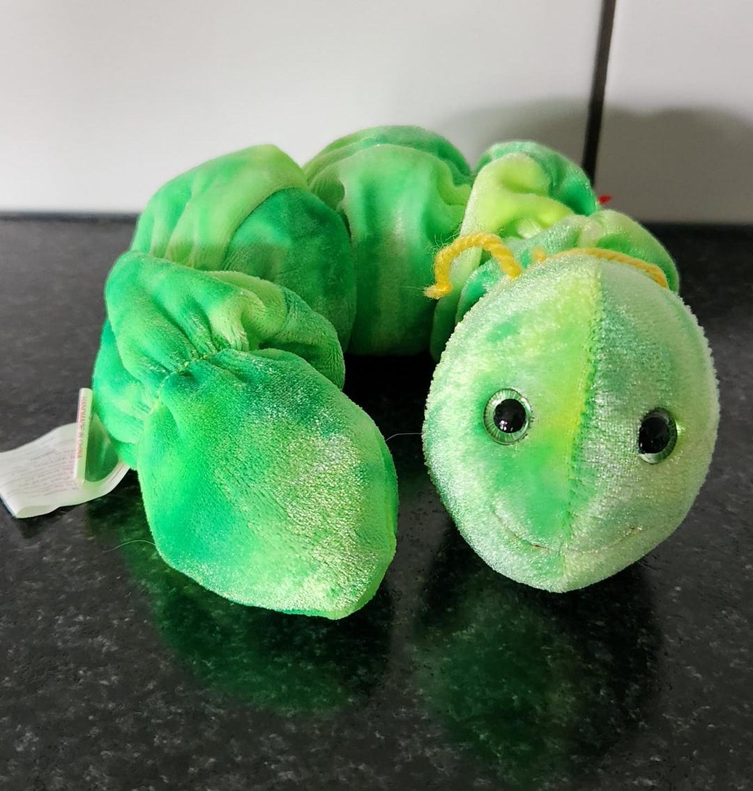 Ty Beanie Baby “squirmy” the Worm (12 Inch) - Etsy