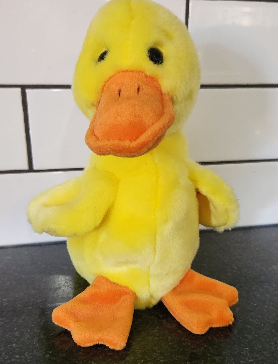 Ty Beanie Buddy “quackers” the Yellow Duck (~10 Inch) - Etsy