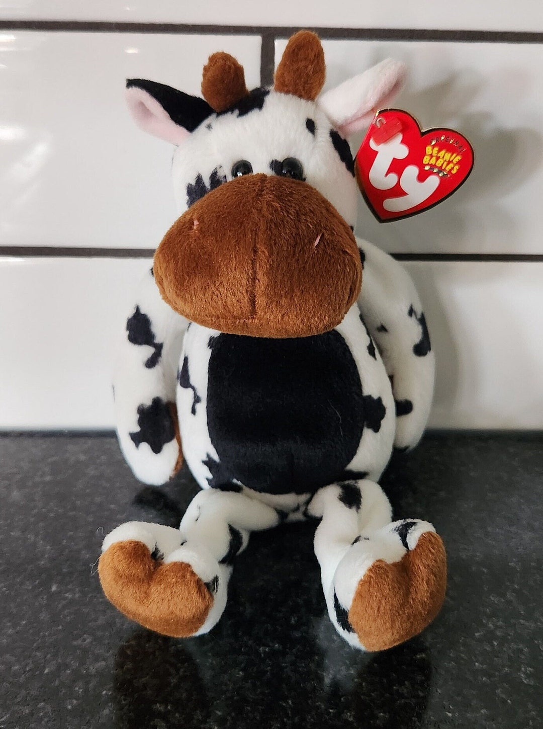 Ty Beanie Baby “tipsy” the Cow (7.5 Inch) - Etsy