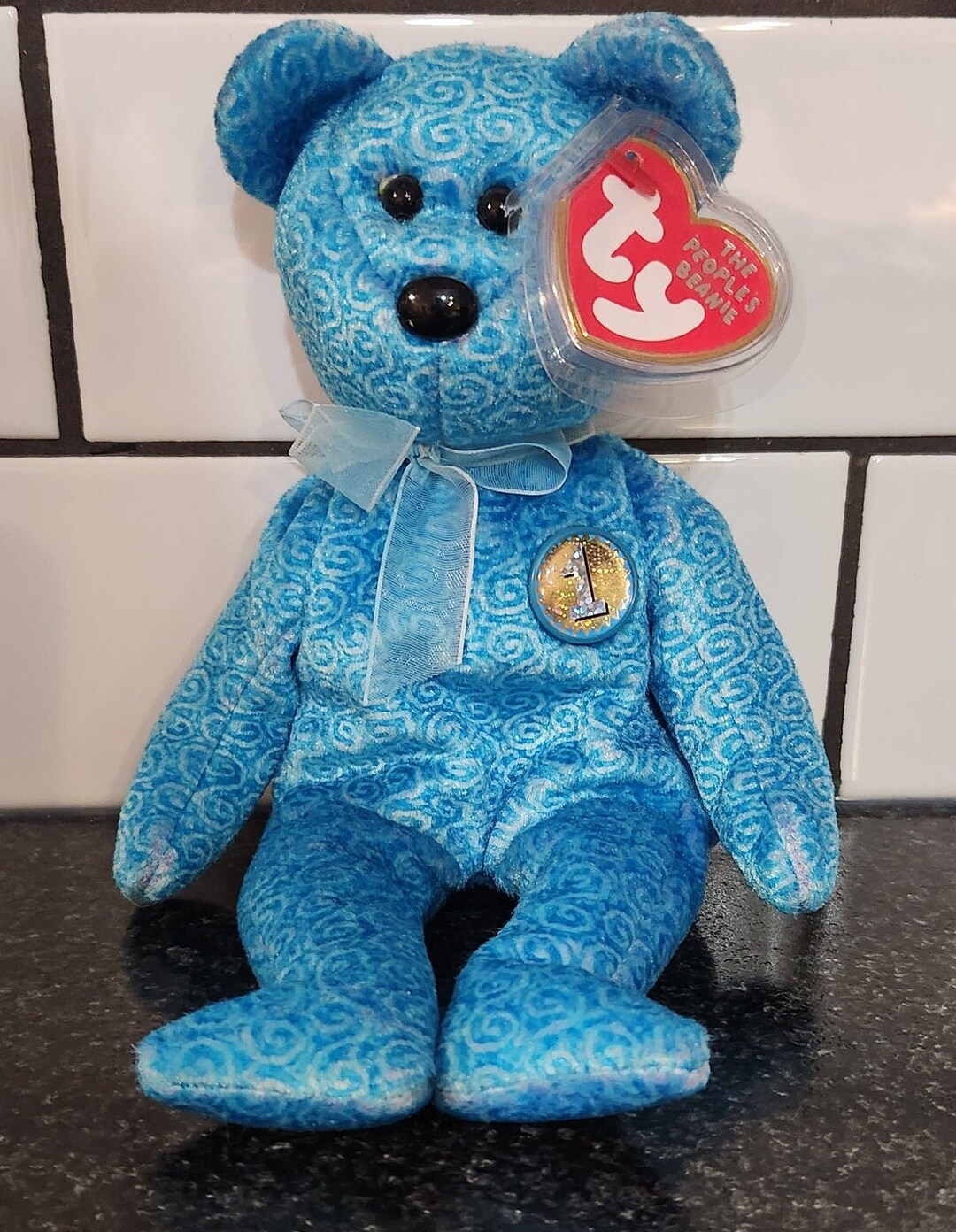 Ty Beanie Baby Bear “classy” the People’s Beanie (8.5 Inch) - Etsy