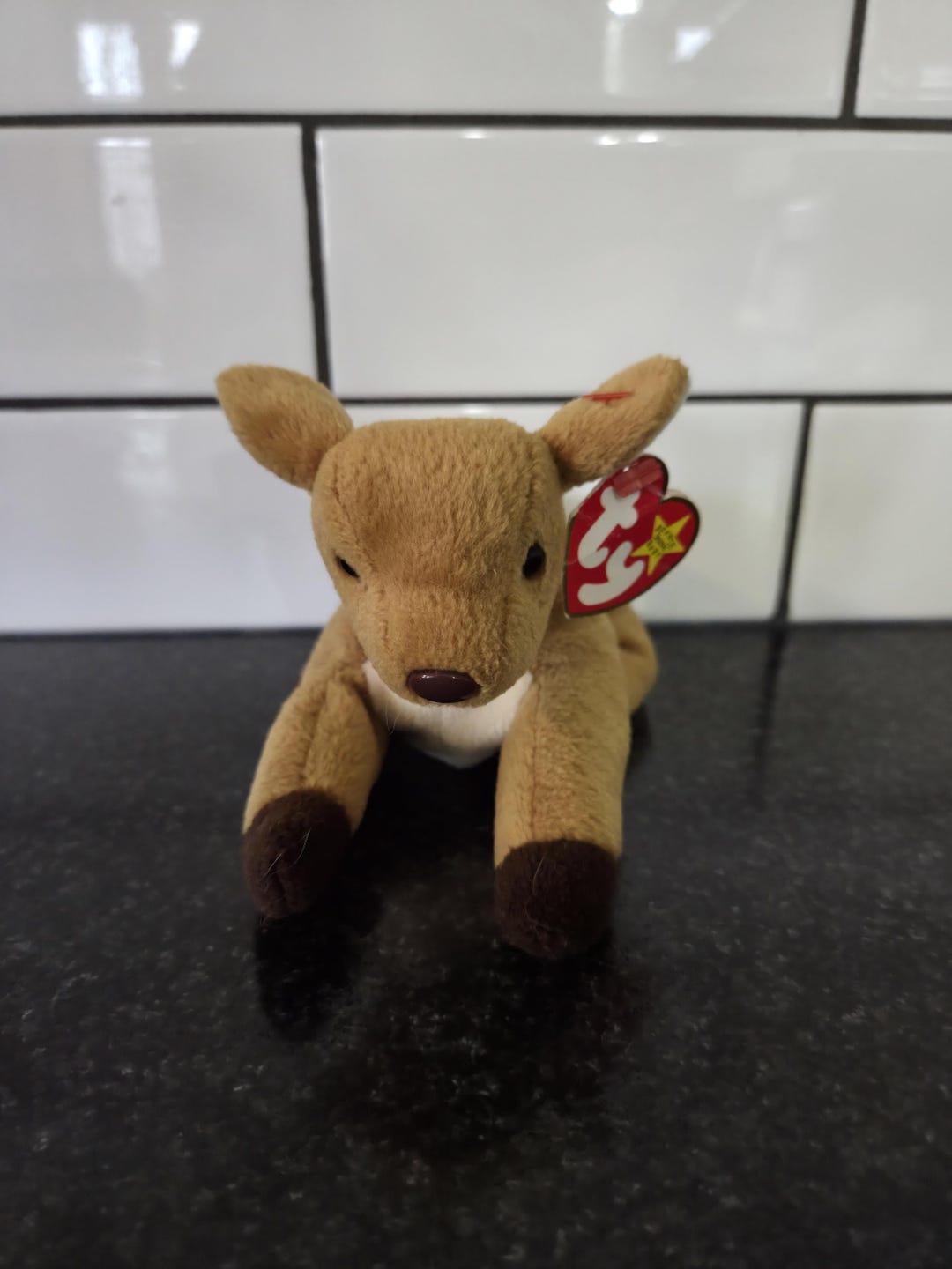 Ty Beanie Baby “whisper” the Deer (6.5 Inch) - Non-mint Hang Tag - Etsy