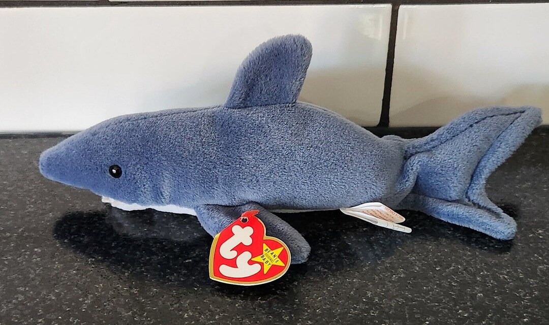 Ty Beanie Baby “crunch” the Shark - Etsy