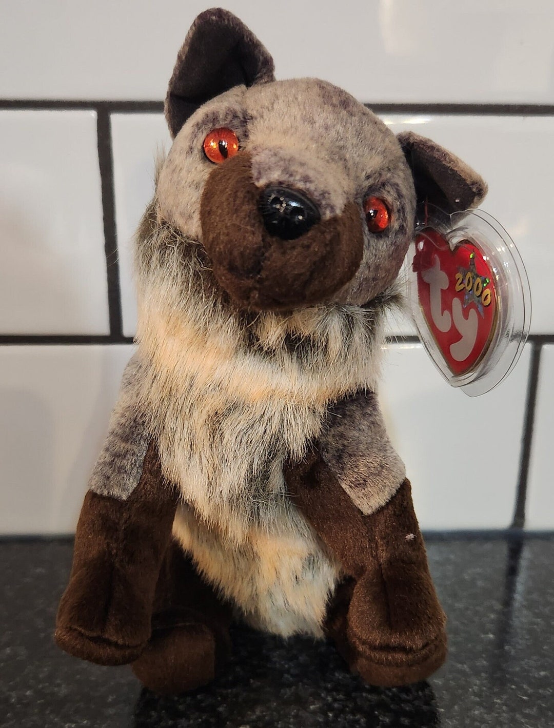 Ty Beanie Baby “howl” the Wolf Plush (7 Inch) - Etsy