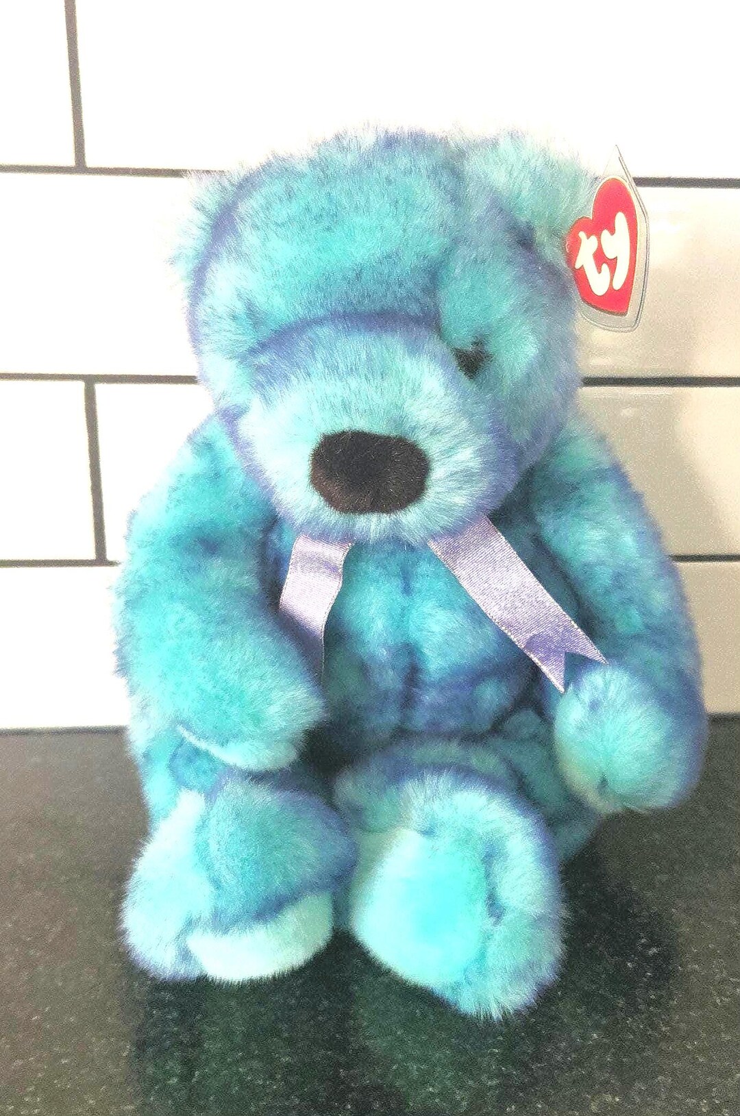 Ty Classic bluebeary the Blue Bear 15 Inch rare - Etsy