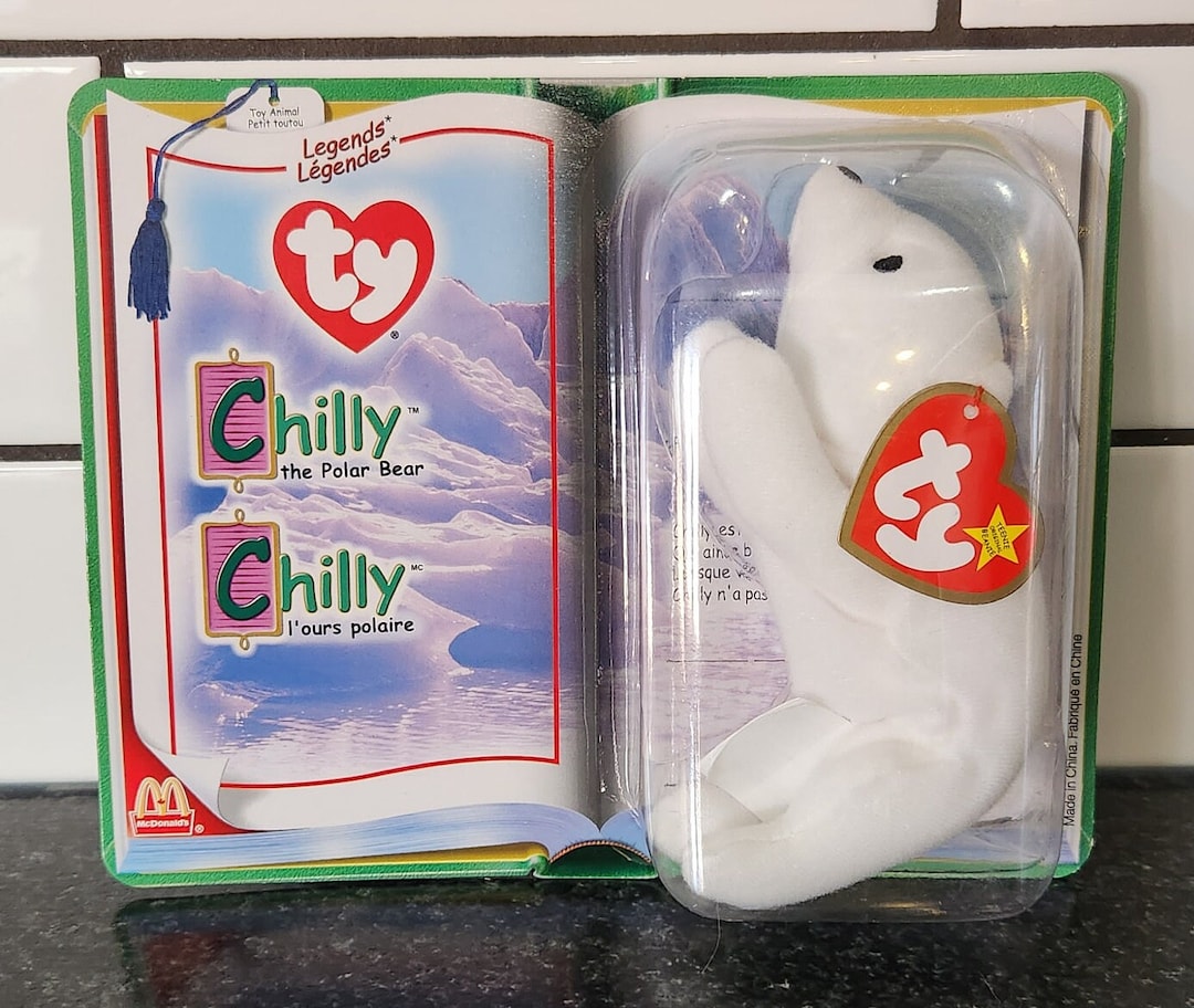 Ty Mcdonald’s Teenie Beanie “chilly” the Polar Bear! Sealed in Box! - Etsy