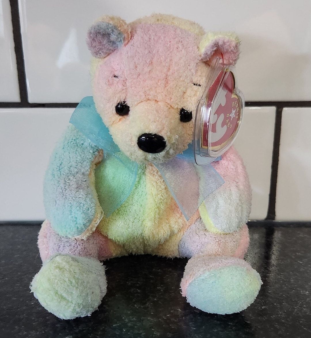 Ty Beanie Baby “mellow” the Bear (7.5 Inch) - Etsy