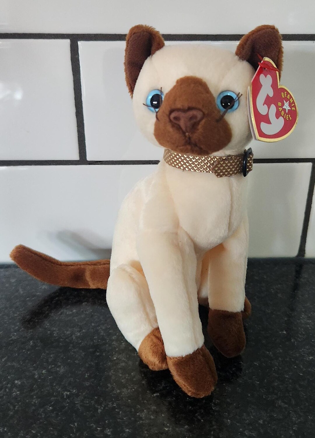 Ty Beanie Baby “siam” the Siamese Cat (7 Inch) - Etsy