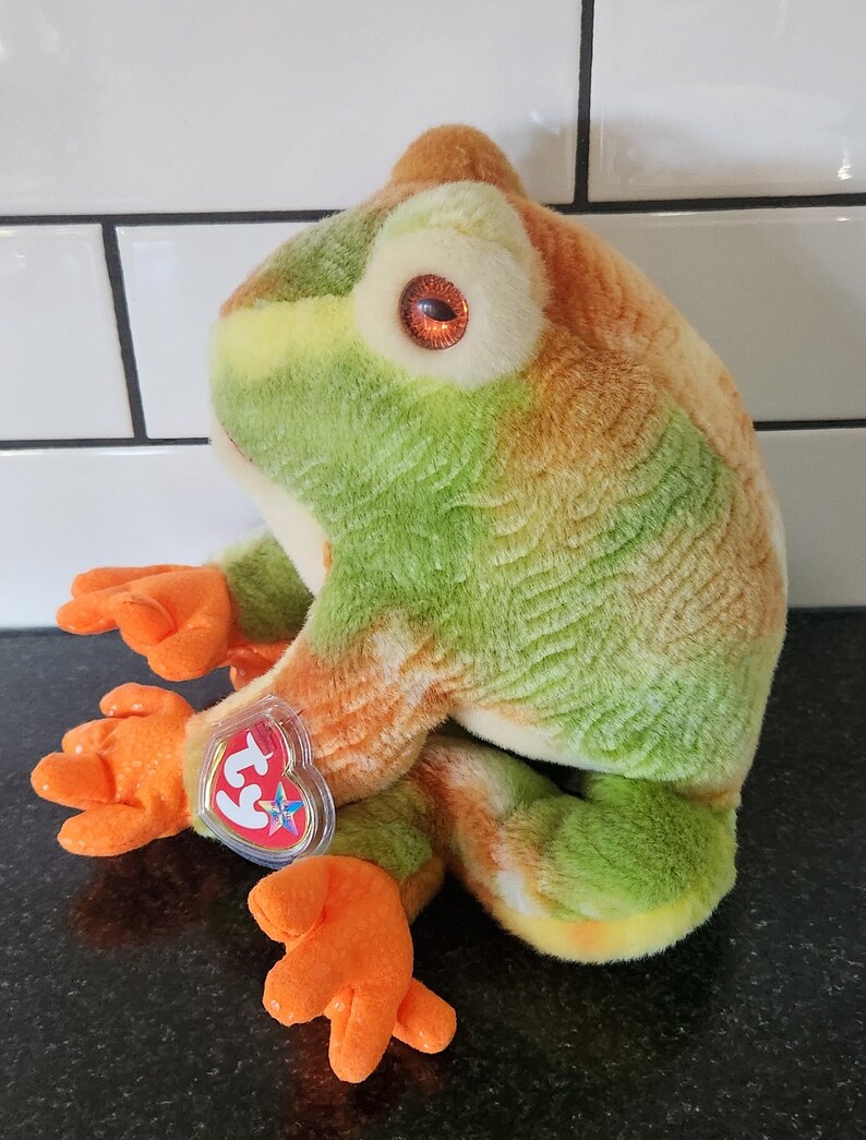 Ty Beanie Buddy prince the Frog 13 Inch Mint Condition - Etsy