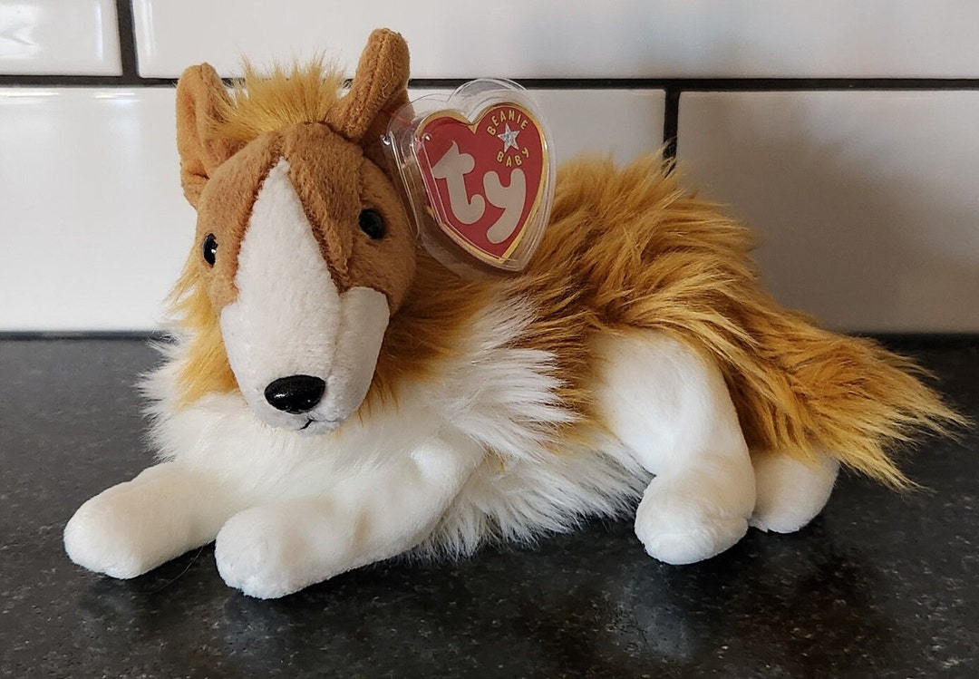 Ty Beanie Baby “cassie” the Collie Dog (7 Inch) - Etsy