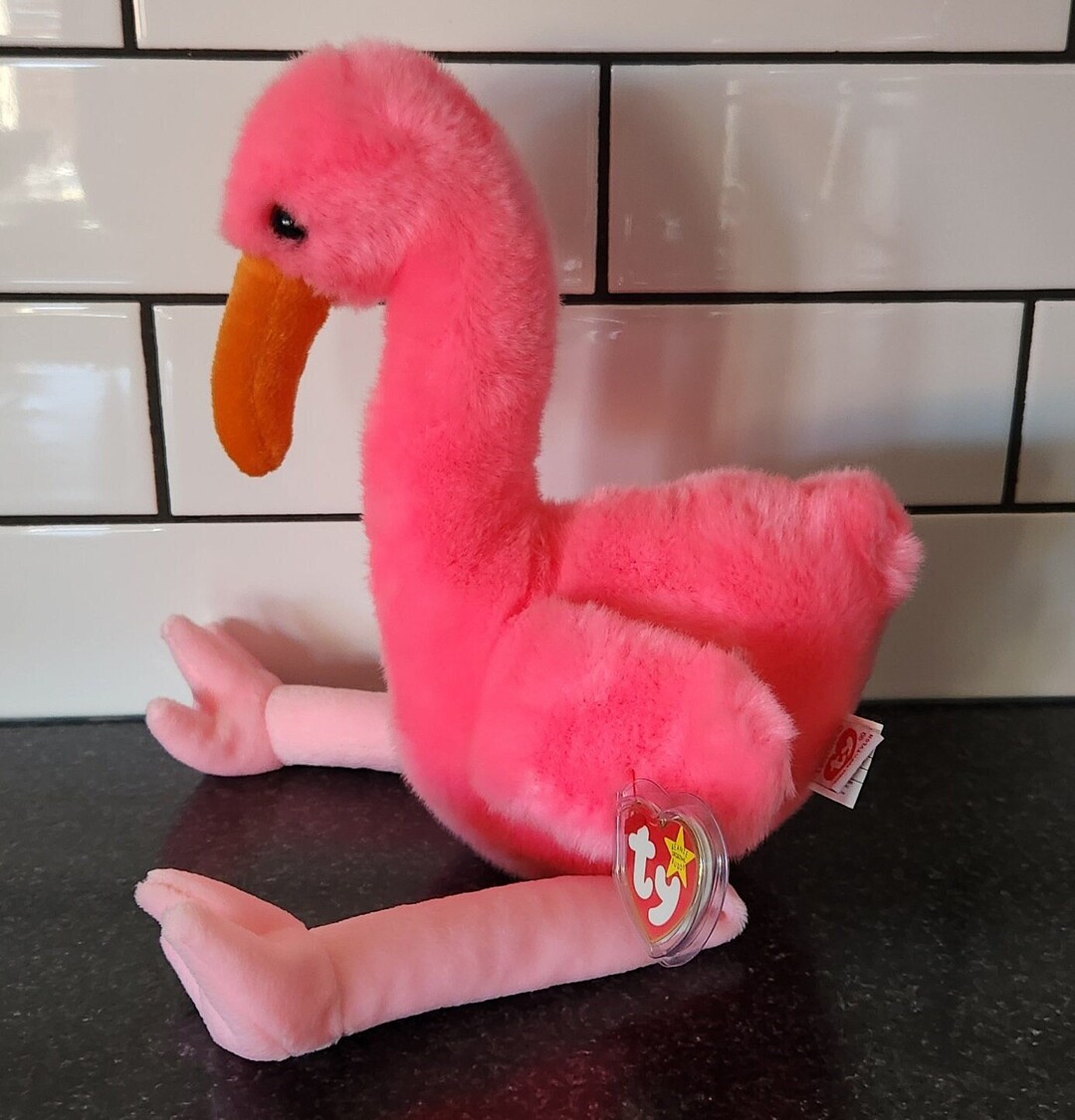 Ty Beanie Buddy “pinky” the Flamingo - Etsy