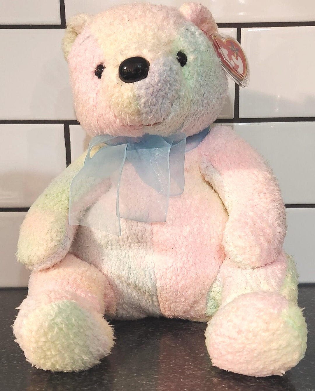 Ty Beanie Buddy “mellow” the Tie Dye Bear (13.5 Inch) - Etsy