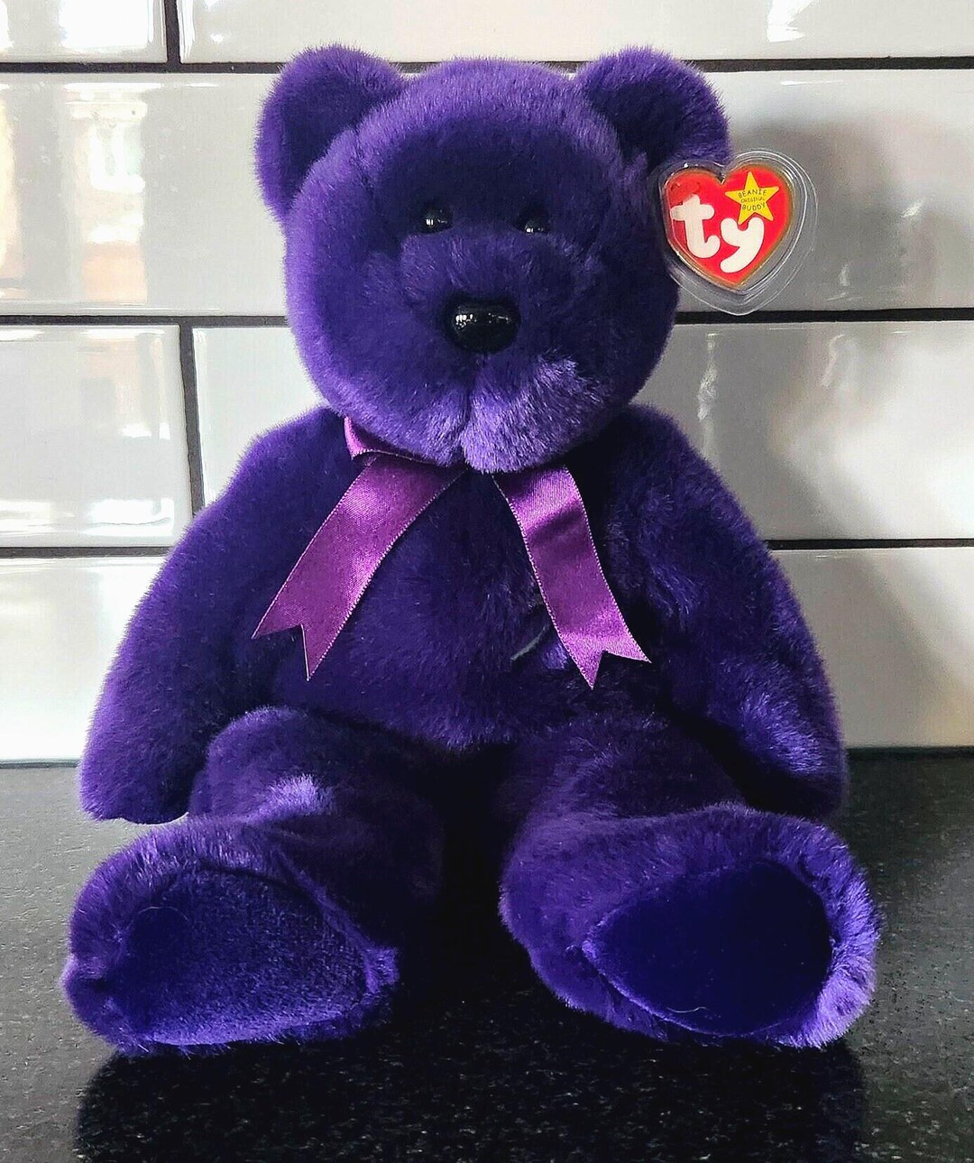 Ty Beanie Buddy “princess” the Princess Diana Memorial Bear (14 Inch ...
