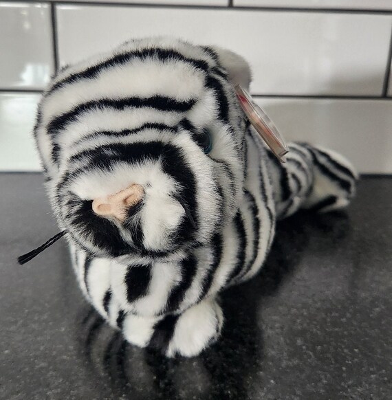 Ty Beanie Buddy white Tiger Plush 13 Inch Etsy UK