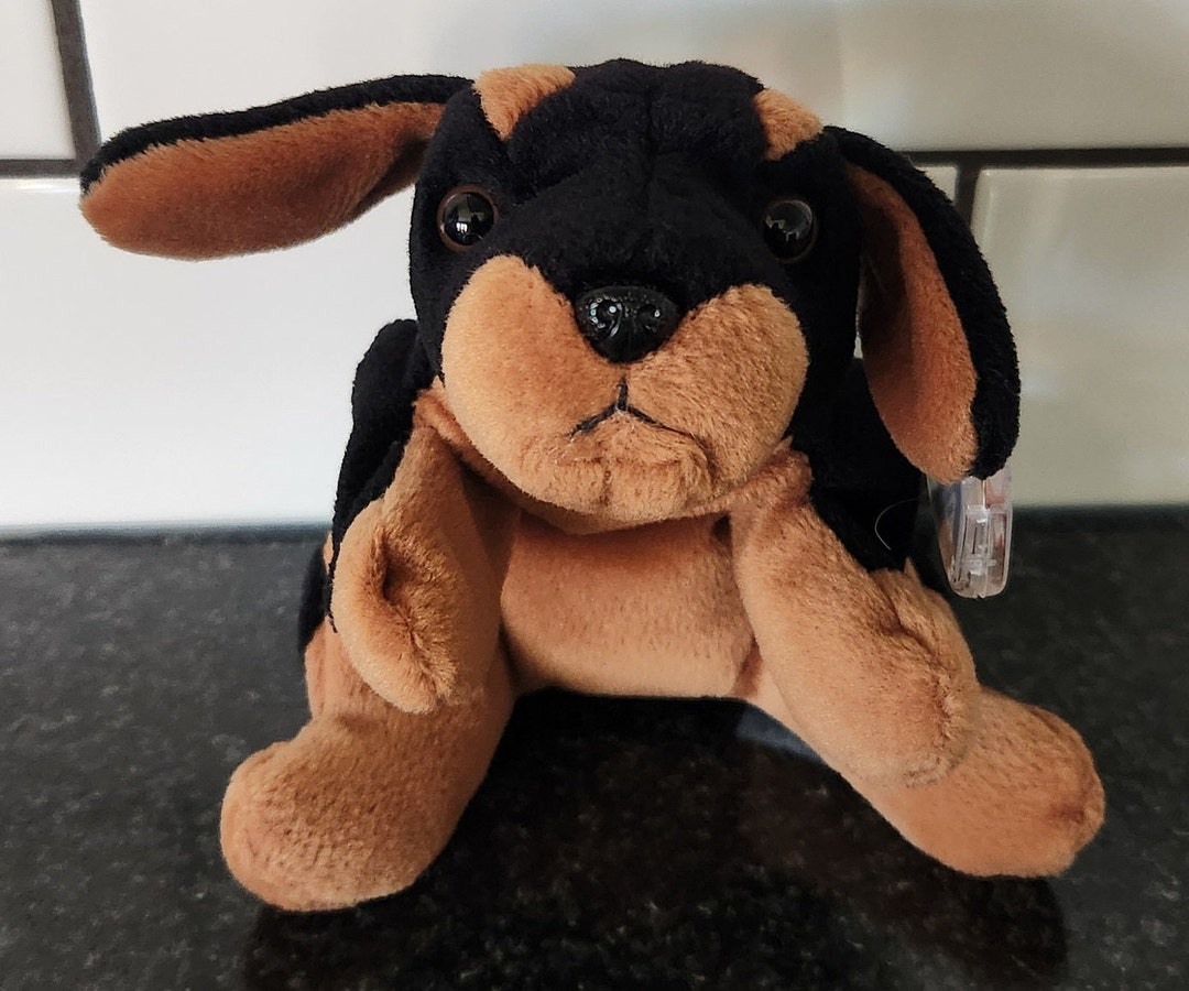 Ty Beanie Baby “doby” the Doberman Dog (8 Inch) - Handmade in Indonesia ...