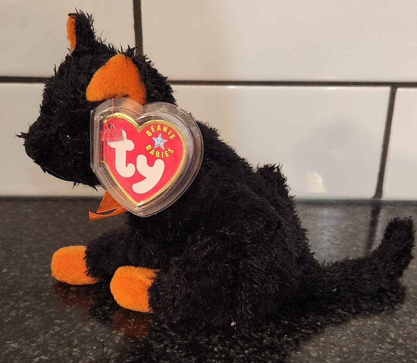 Ty Beanie Baby “fraidy” the Black and Orange Halloween Cat (6 Inch) - Etsy