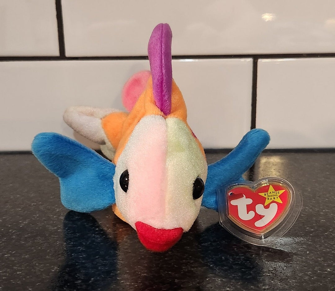 Ty Beanie Baby “lips” the Fish - With Bright Red Lips! (8 Inch) - Etsy