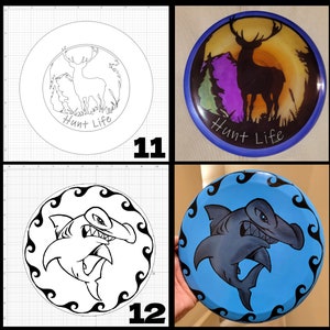 Disc Golf Dyeing Stencils Disc Dying Custom Stencil - Etsy