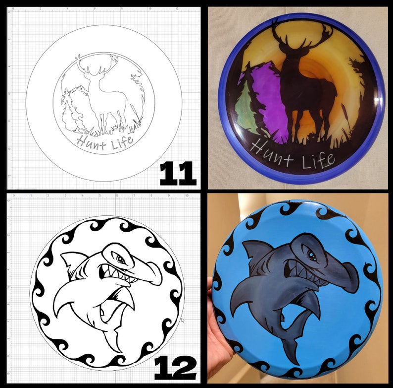 Disc Golf Dyeing Stencils Disc Dying Custom Stencil - Etsy