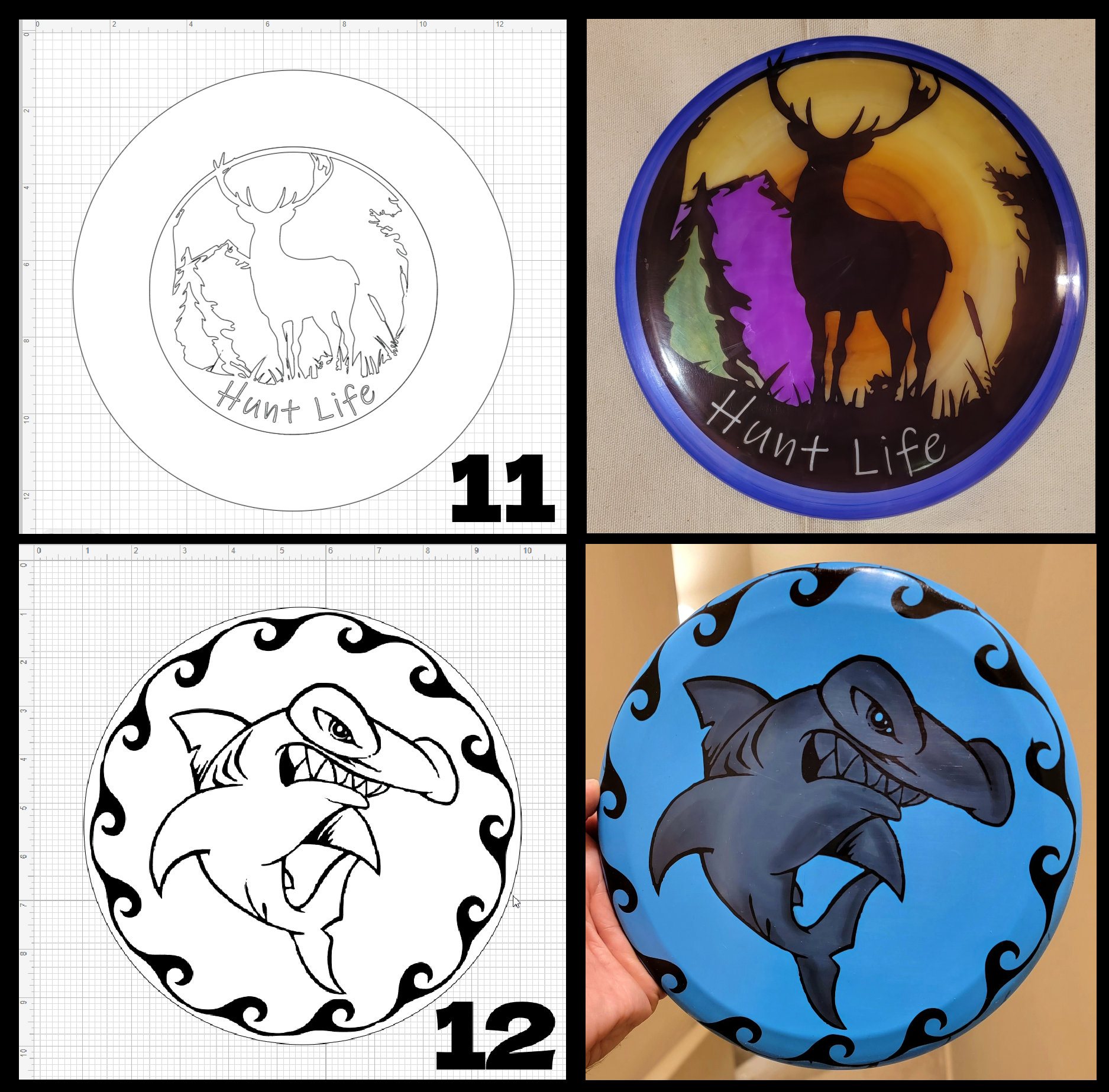 Disc Golf Dyeing Stencils Disc Dying Custom Stencil - Etsy