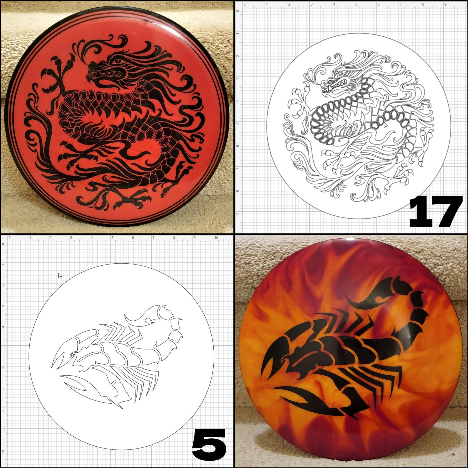 Disc Golf Dyeing Stencils Disc Dying Custom Stencil - Etsy