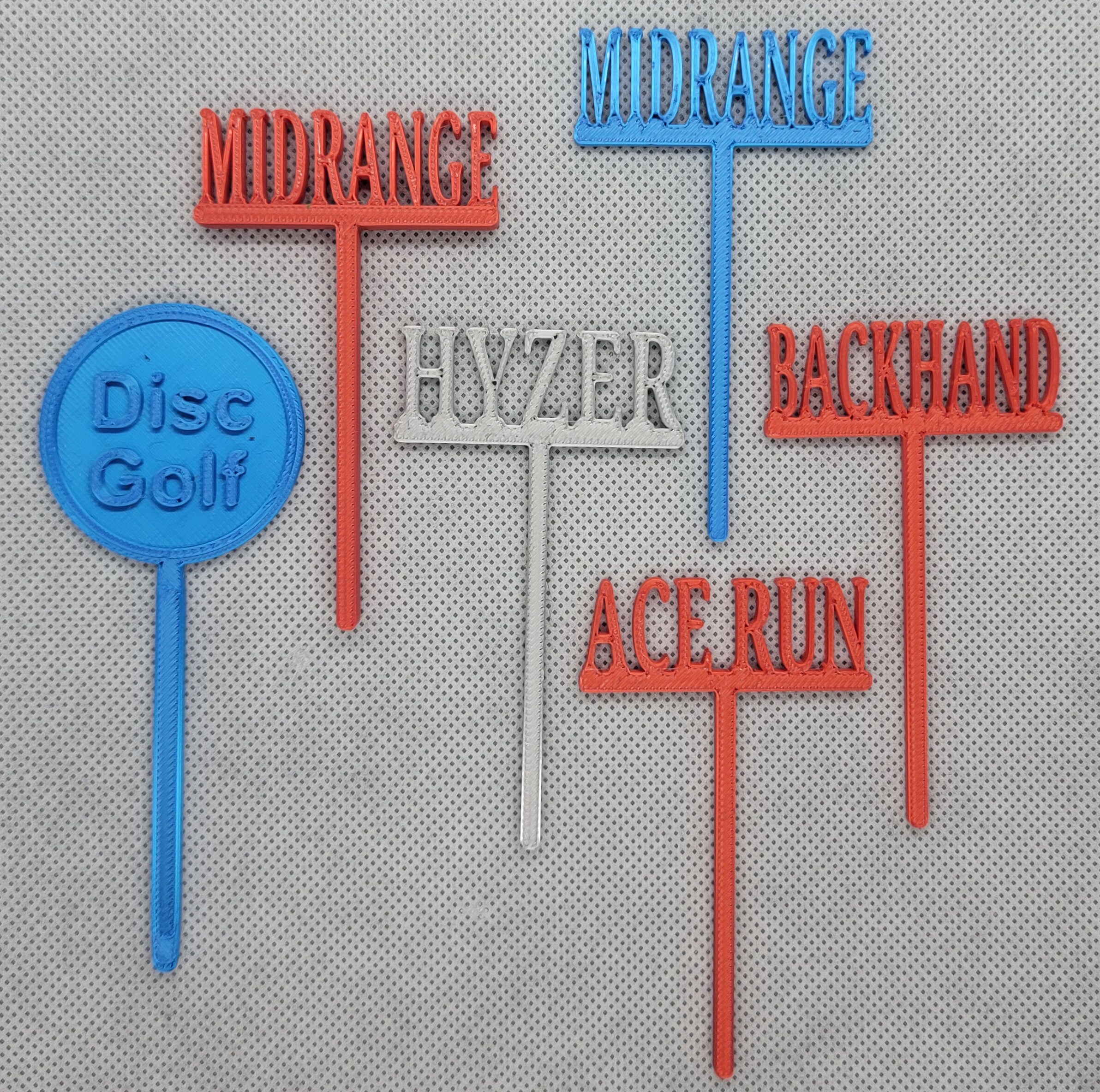 Disc Golf Cake Topper Cupcake Topper Birthday - Etsy