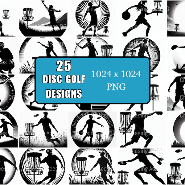 Disc Golf Clip Art - Etsy